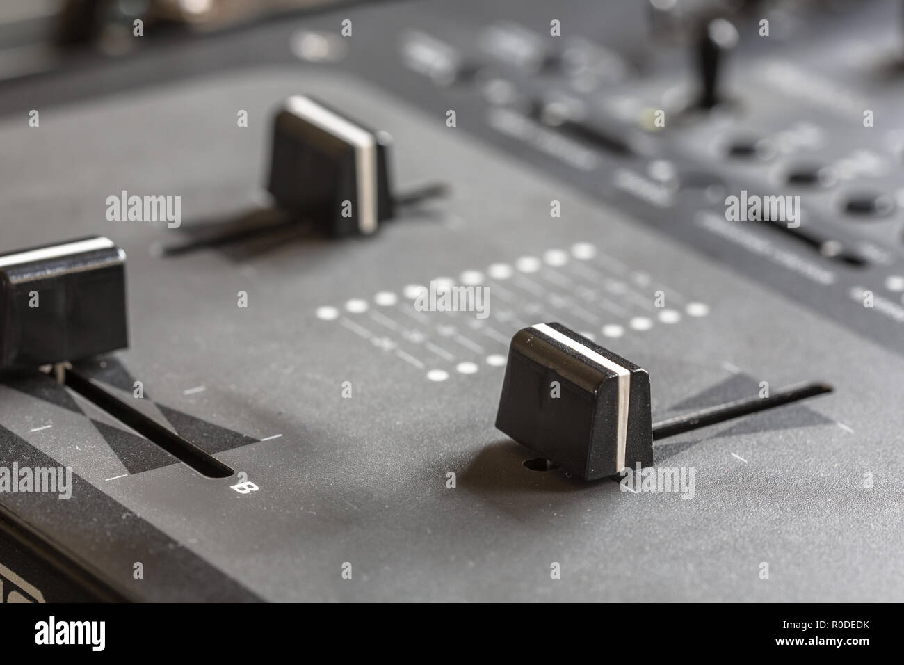 Dj setting up hi-res stock photography and images - Alamy
