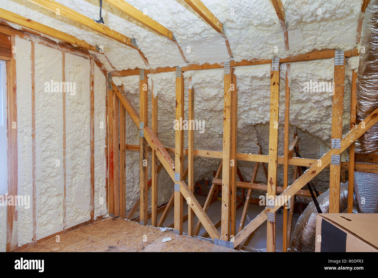 Attic construction hi-res stock photography and images - Alamy