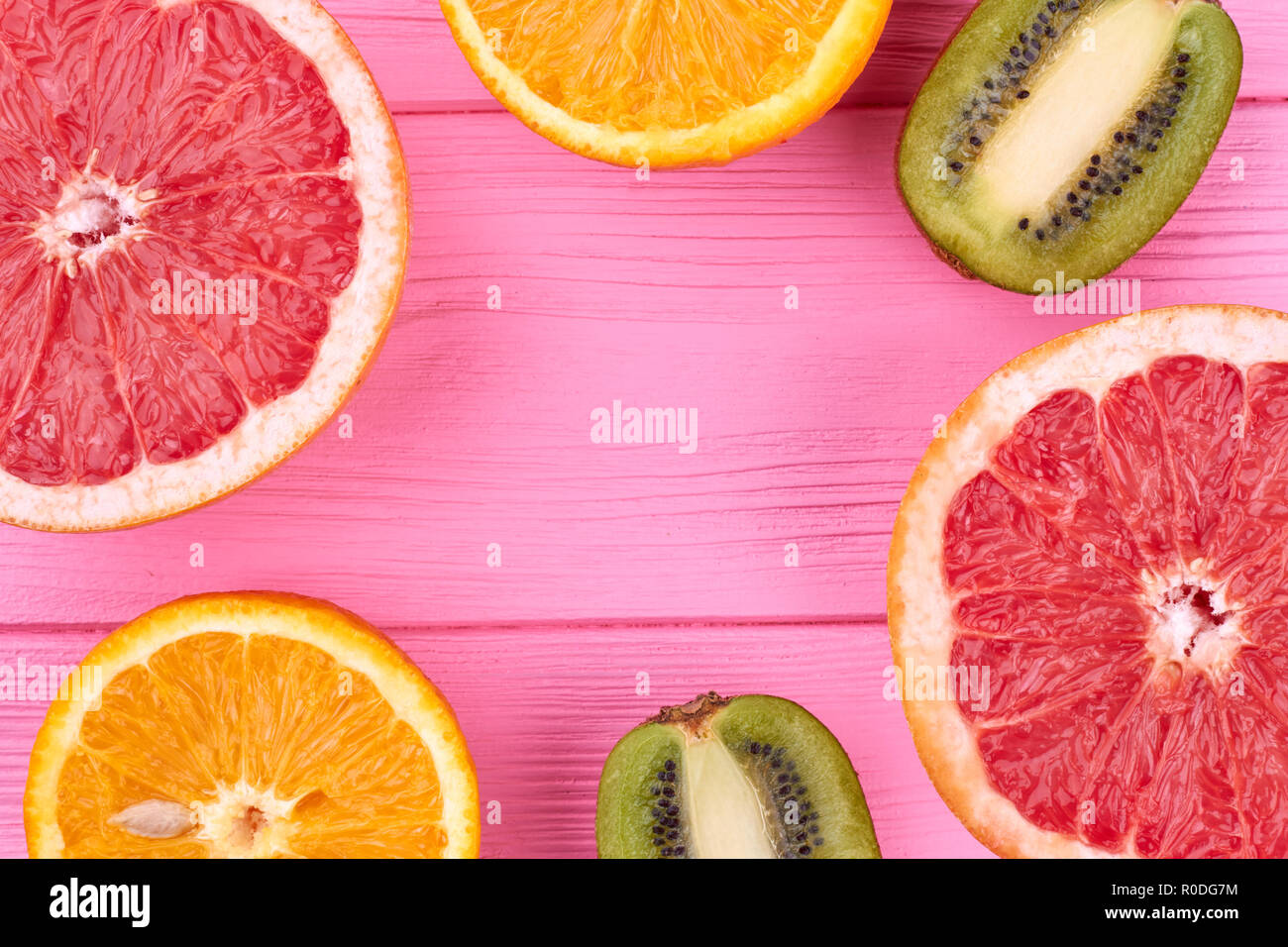 Colorful citrus fruits background Stock Photo - Alamy