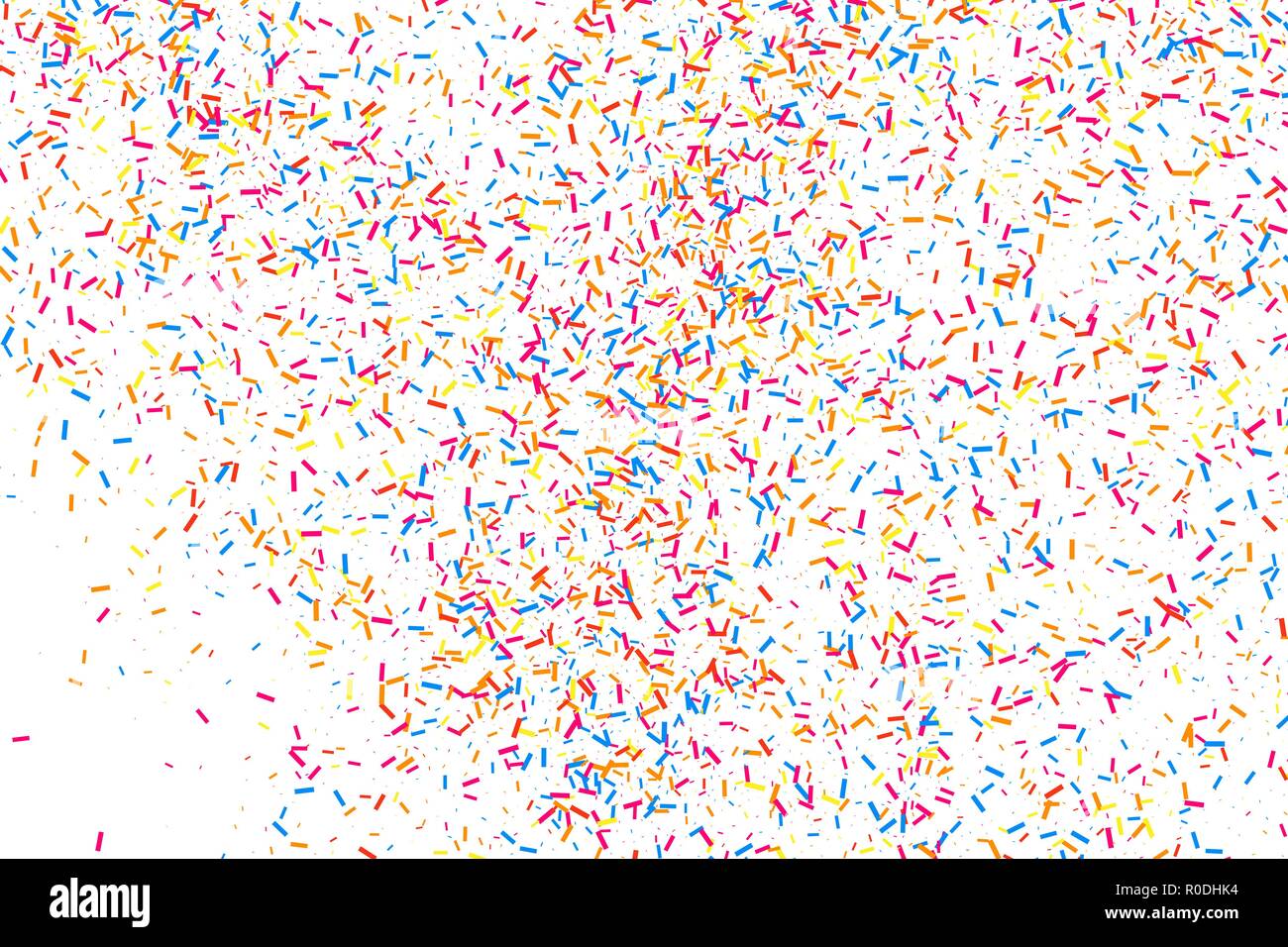 Colorful explosion of confetti. Grainy abstract multicolored texture ...