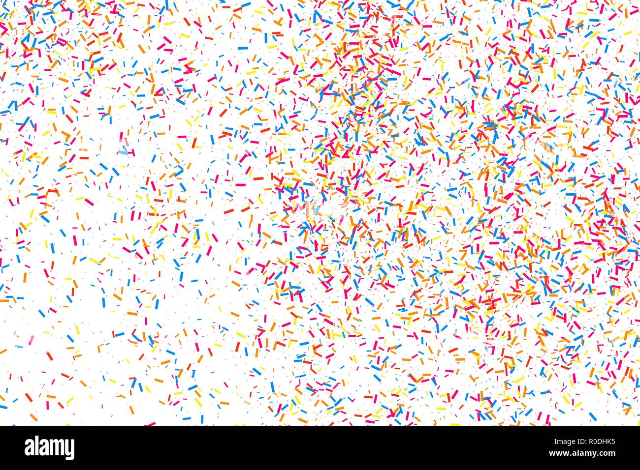 Colorful explosion of confetti. Grainy abstract multicolored texture ...