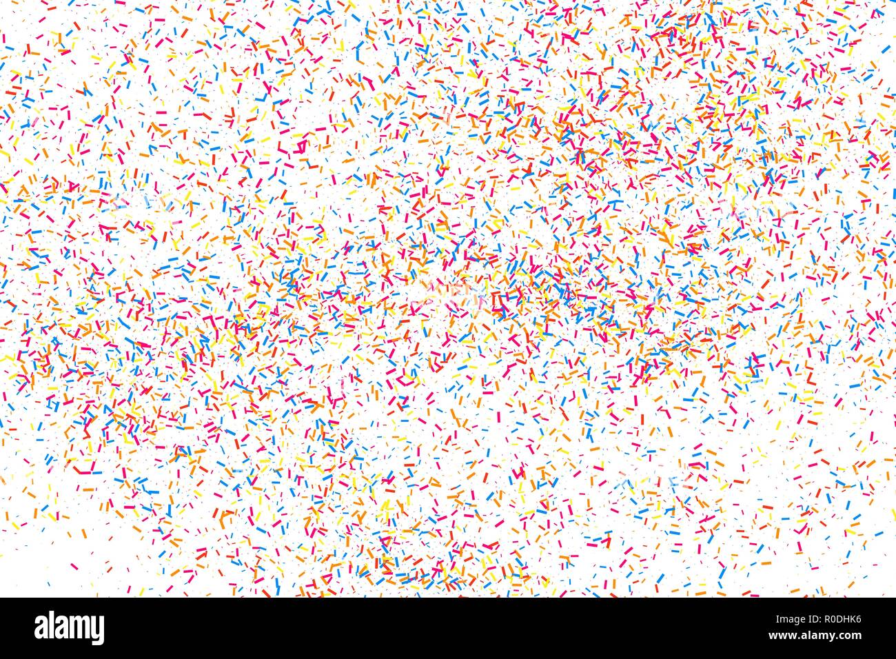 Colorful explosion of confetti. Grainy abstract multicolored texture ...