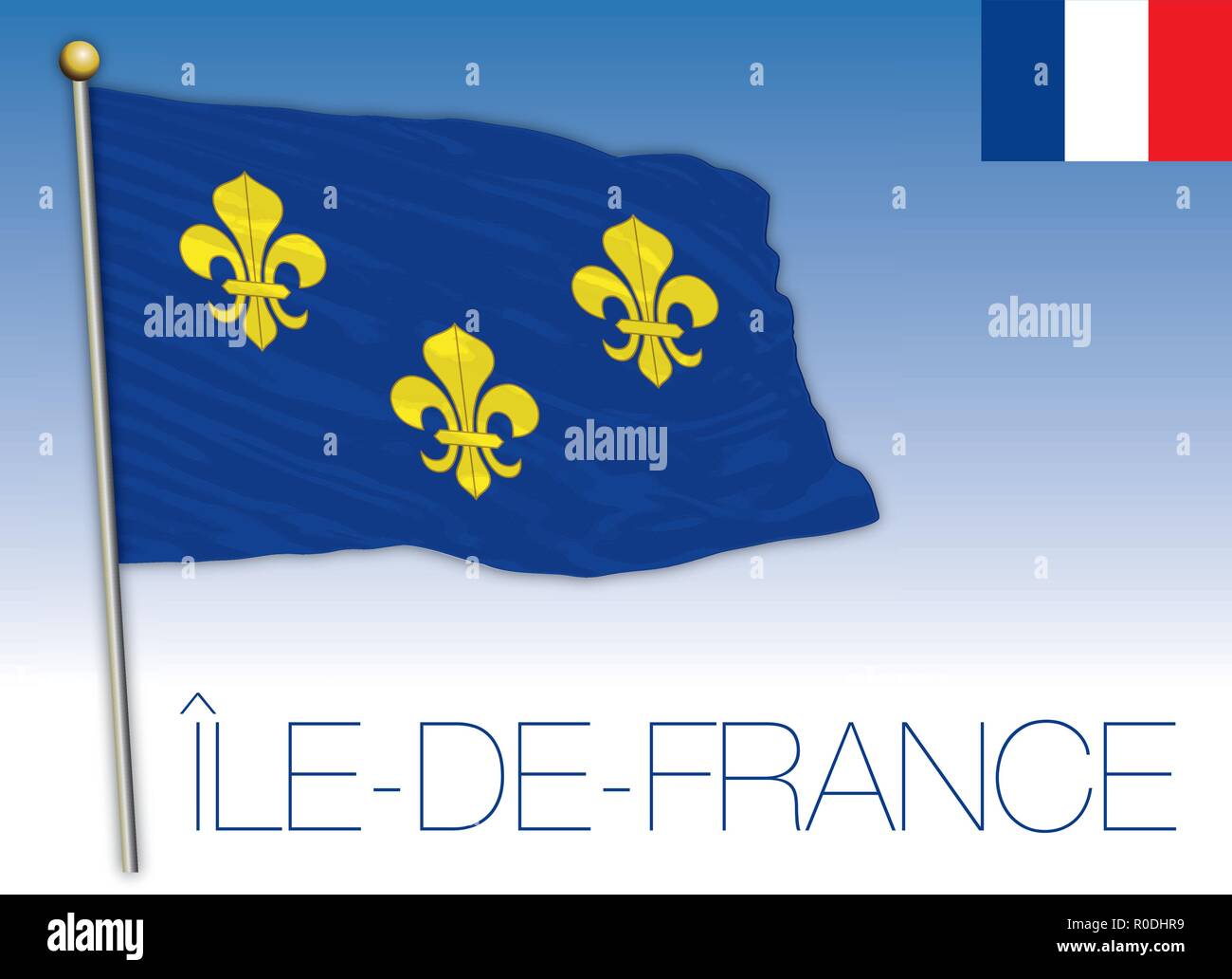 regional flag, France, vector illustration Stock Vector Image & Art - Alamy