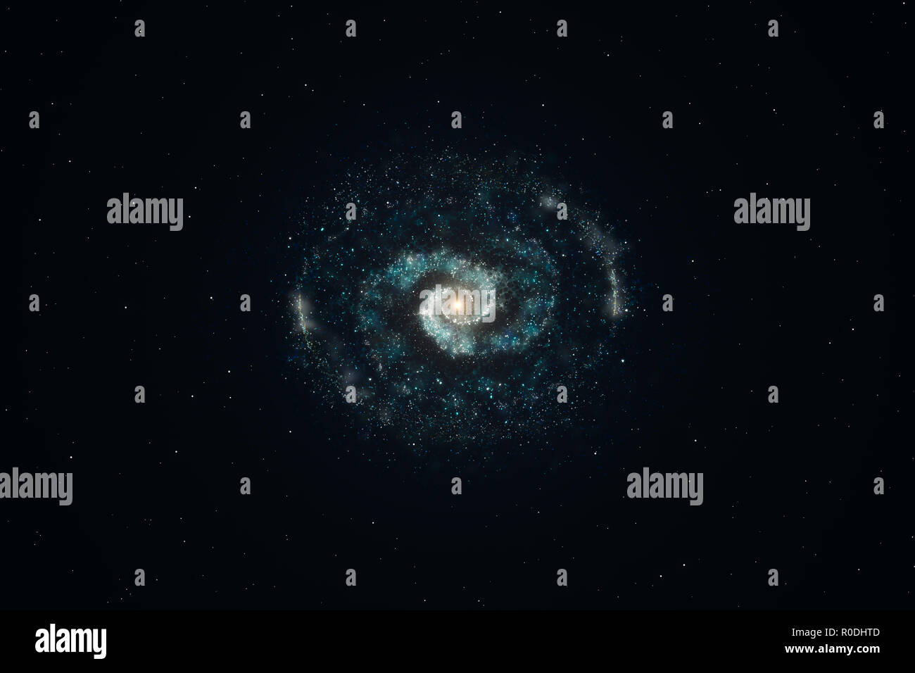 3d rendering, Brilliant nebula Stock Photo - Alamy