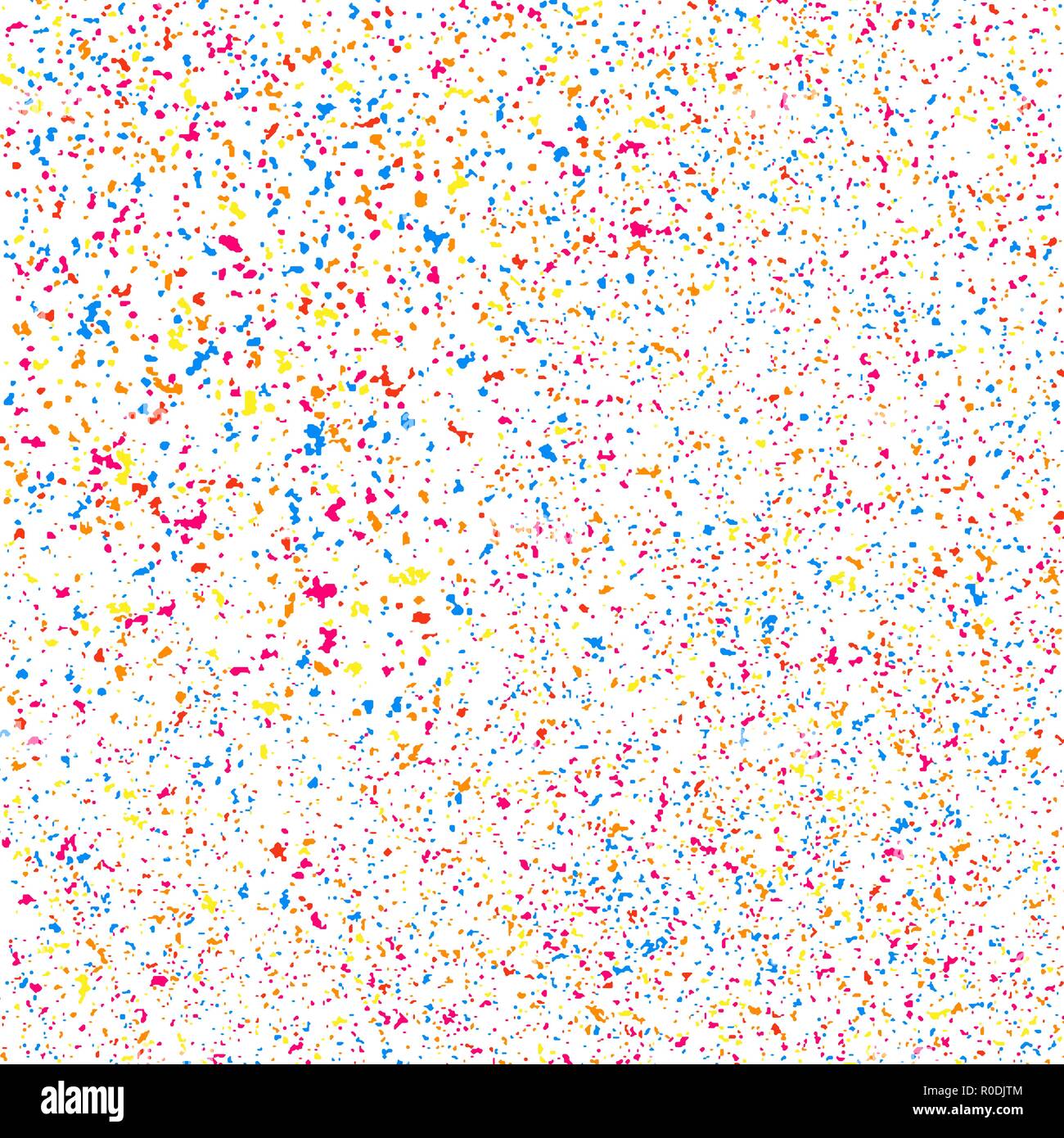Colorful explosion of confetti isolated on white background. Vector ...