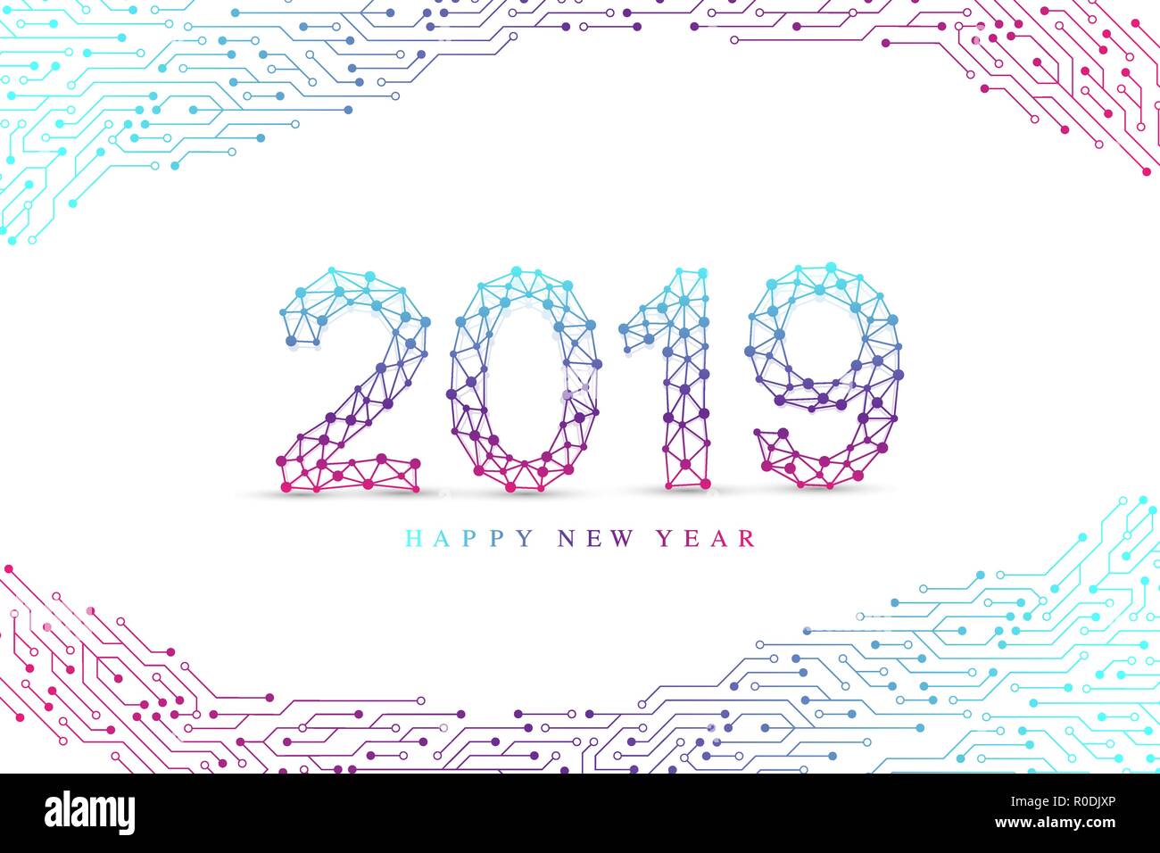 Computer motherboard vector background with circuit board electronic ...