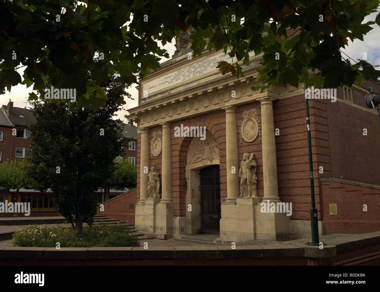 Historical Building Berliner Tor in Wesel, lower rhine in Germany Stock ...