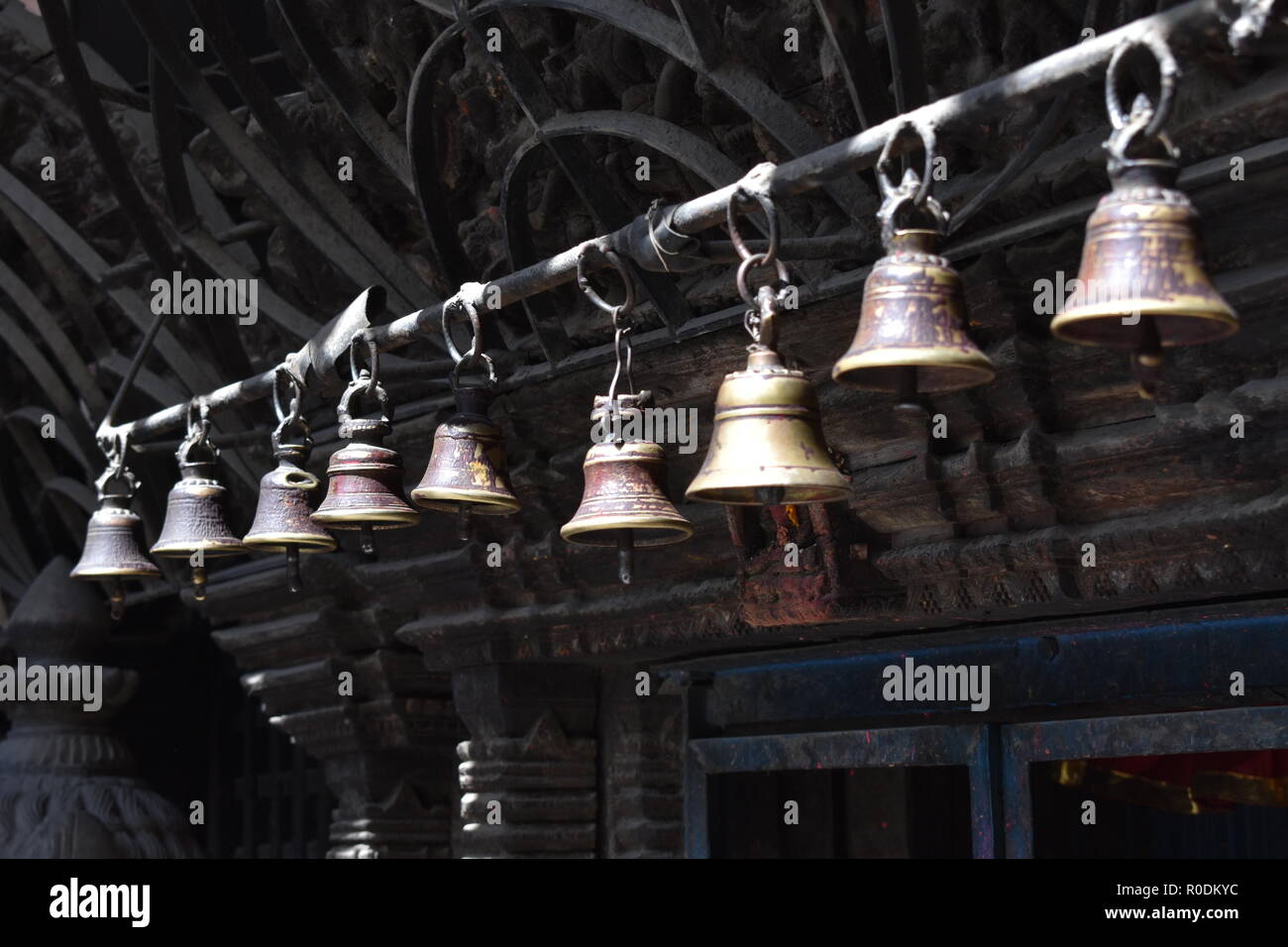 Hindu bells hi-res stock photography and images - Alamy