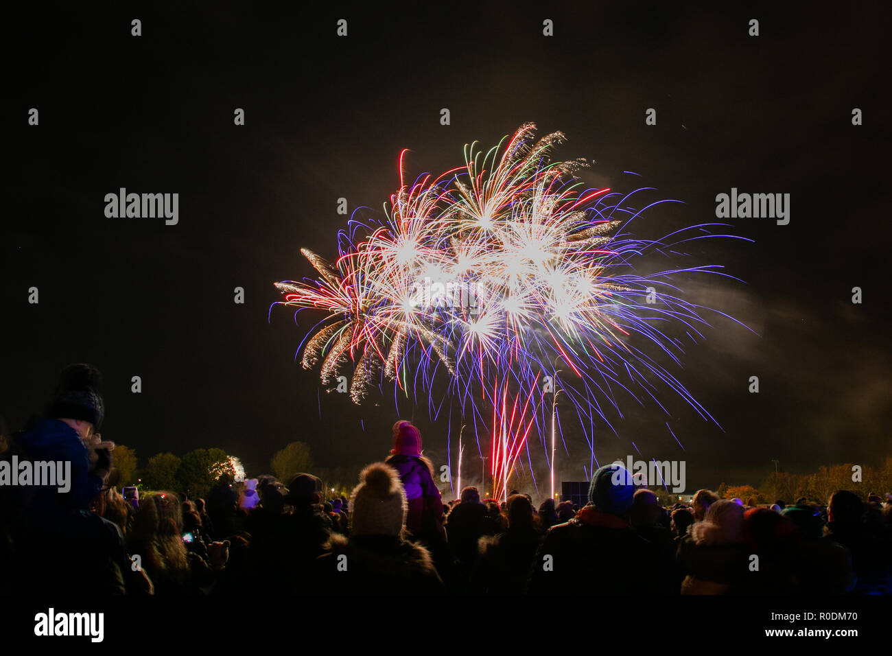 Image from the 2018 Biecster Round Table fireworks display at Pingle ...