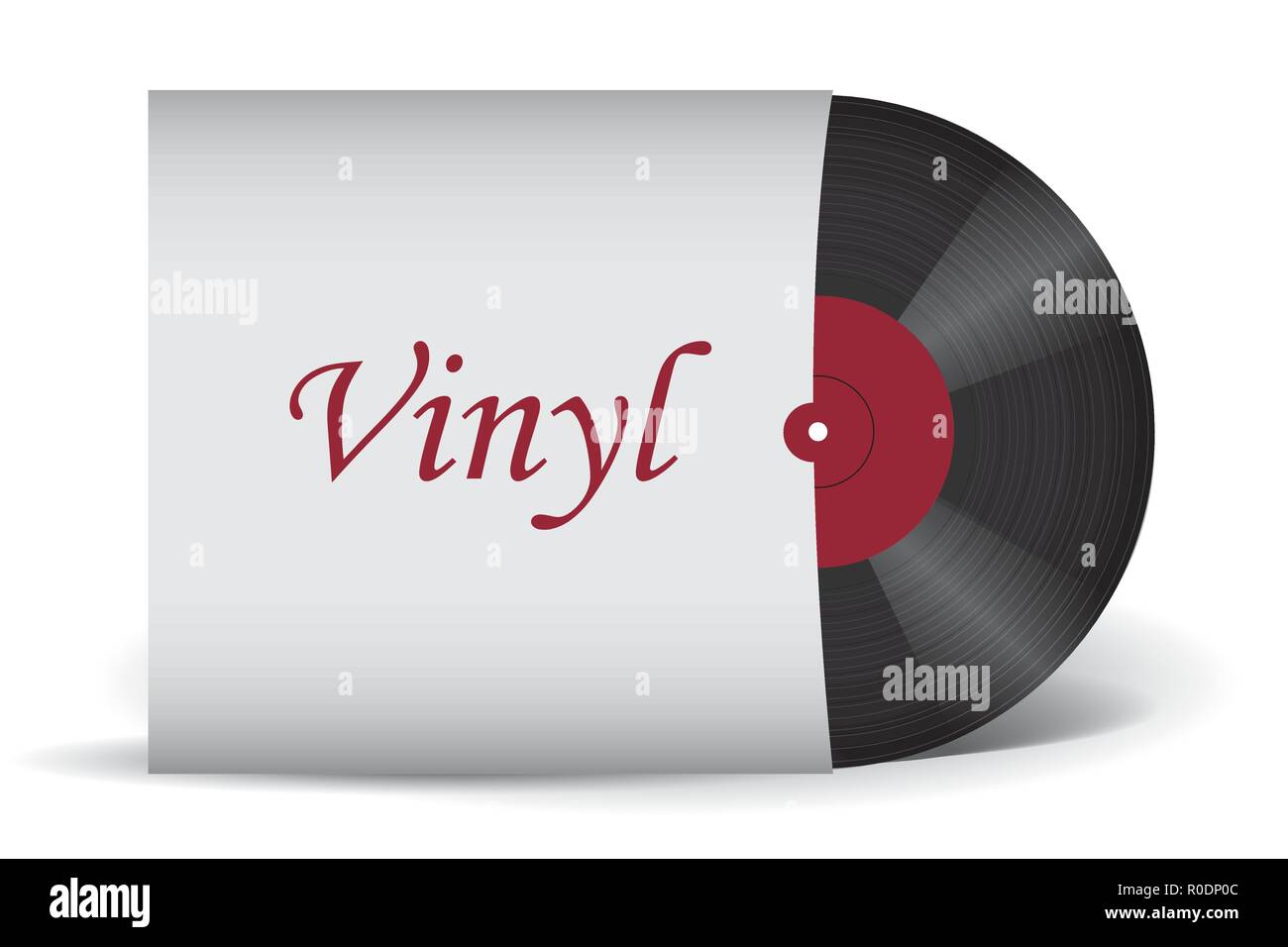 Blank record sleeve Cut Out Stock Images & Pictures - Alamy