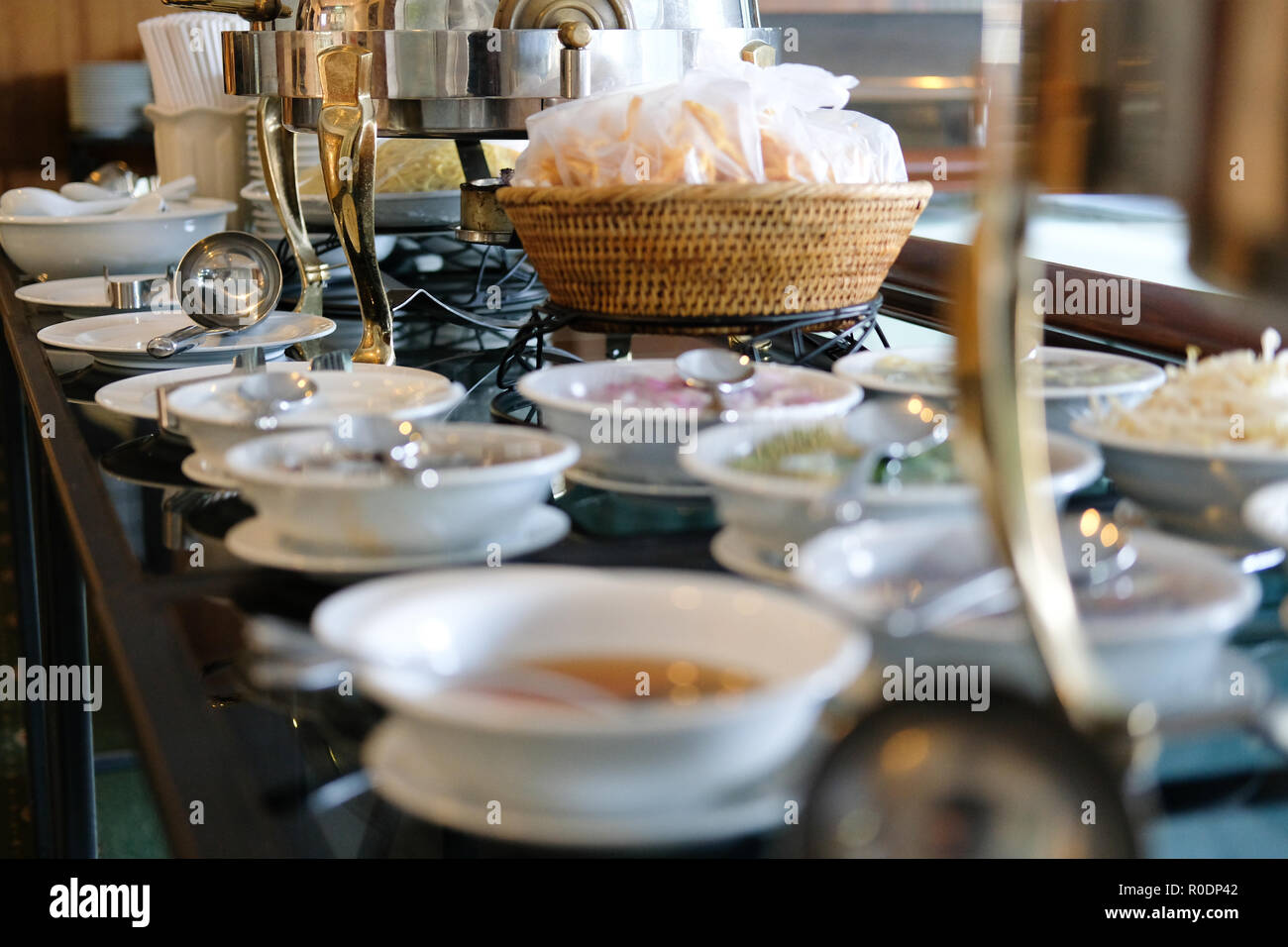 Food buffet catering in restaurant hotel. eating dining in banquet ...