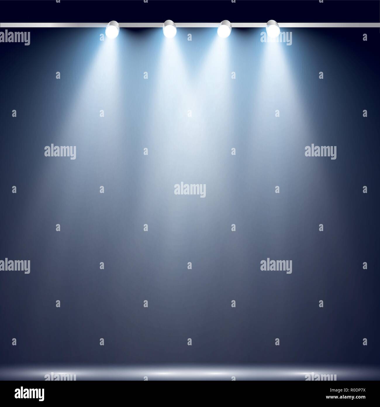 Vector Spotlights. Scene. Light Effects. Glow light effect Stock Vector ...