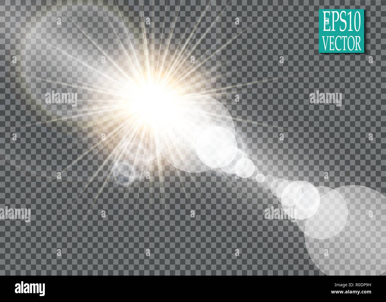 Vector transparent sunlight special lens flare light effect Stock Vector Image & Art - Alamy