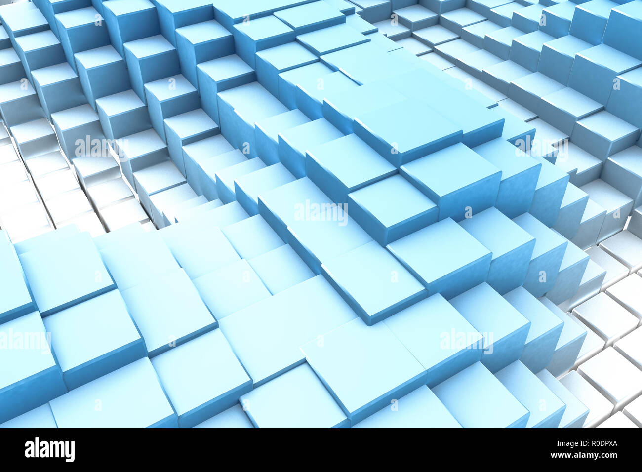 3d rendering, White boxes background Stock Photo - Alamy