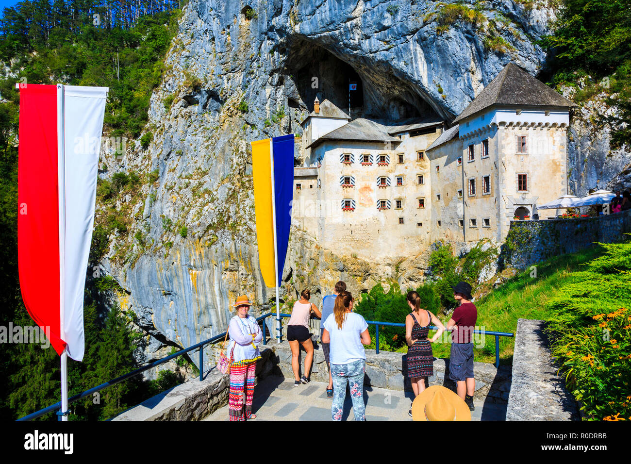 Predjama Castle. Predjama. Inner Carniola region. Slovenia, Europe ...