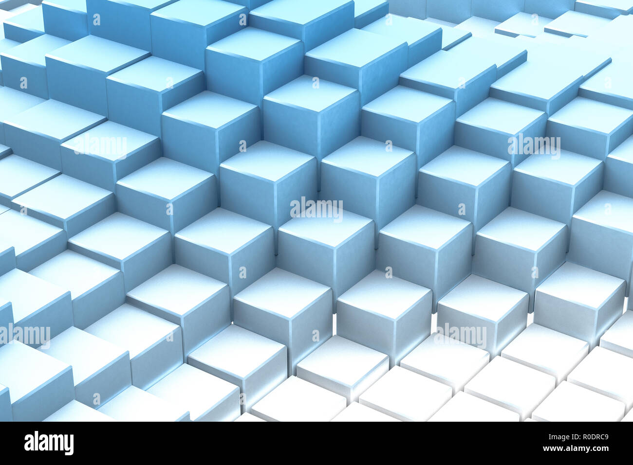 3d rendering, White boxes background Stock Photo - Alamy