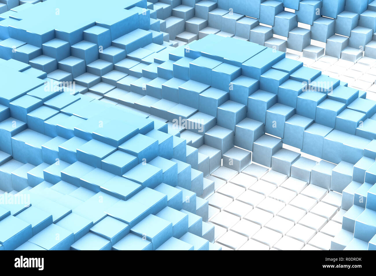 3d rendering, White boxes background Stock Photo - Alamy