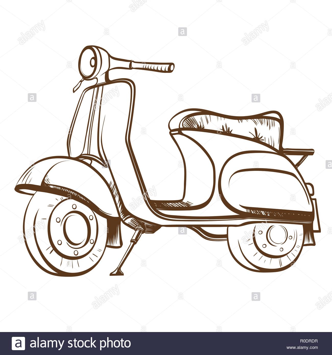 Retro Scooter Stock Photos & Retro Scooter Stock Images - Alamy
