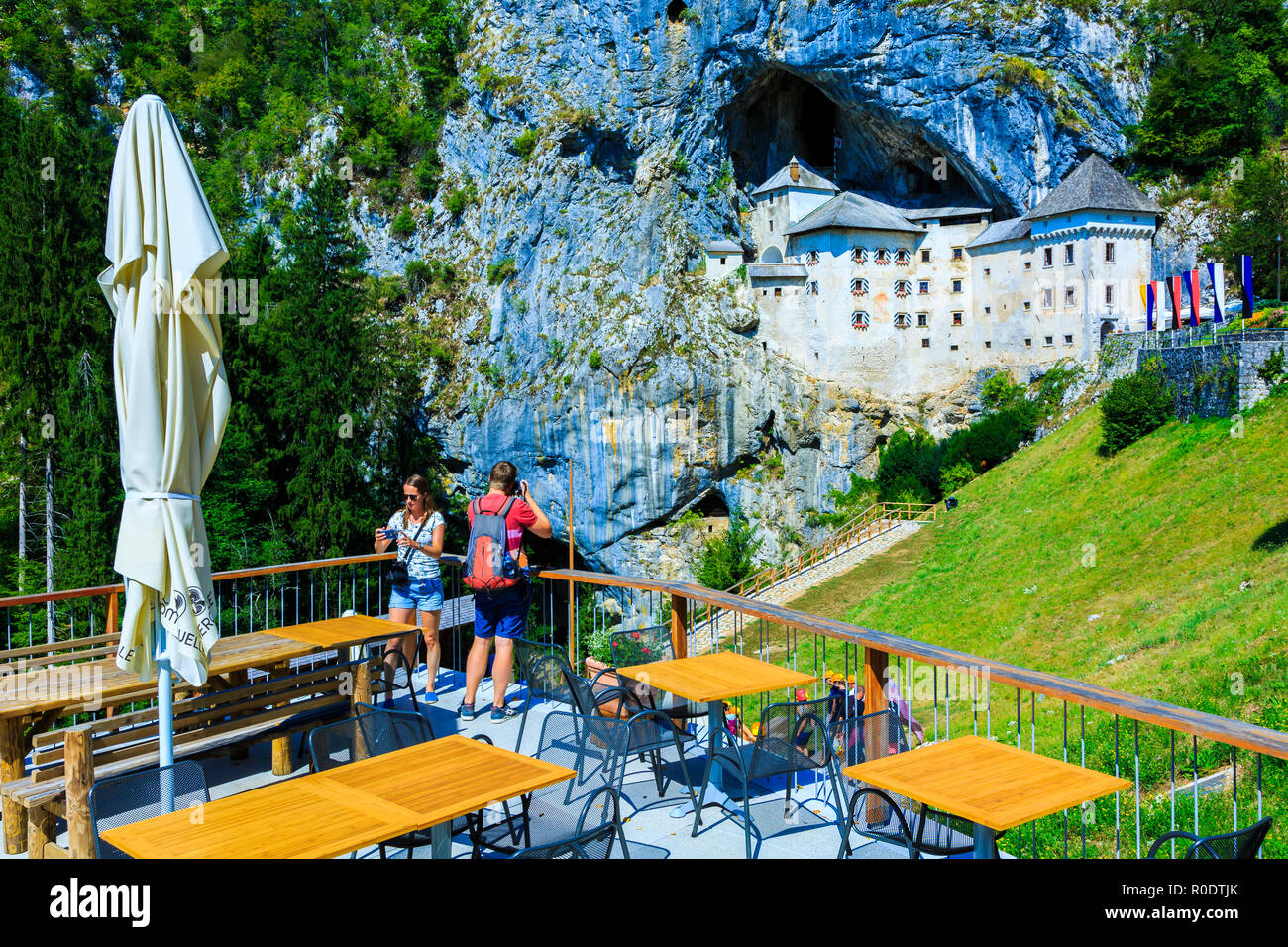 Predjama Castle. Predjama. Inner Carniola region. Slovenia, Europe ...