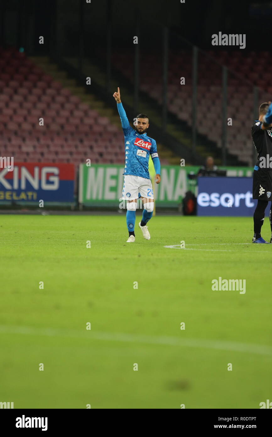 Naples, Italy. 02nd Nov, 2018. Action during soccer match between SSC ...