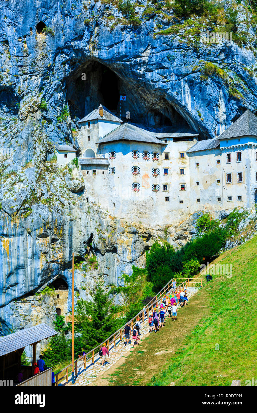 Predjama Castle. Predjama. Inner Carniola region. Slovenia, Europe ...