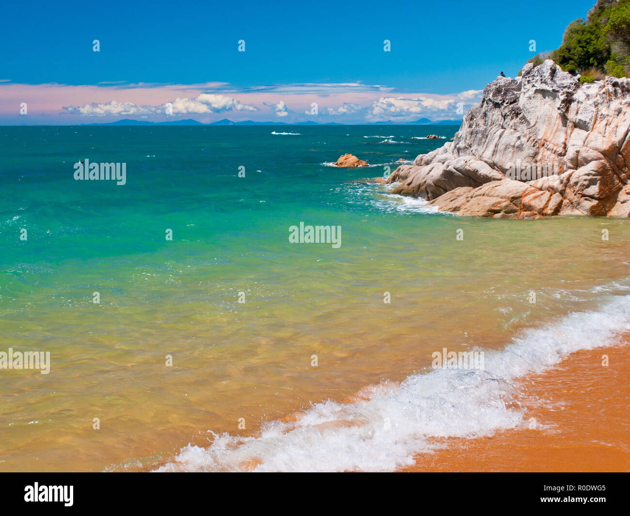 Rocky outcrop on island in hi-res stock photography and images - Alamy