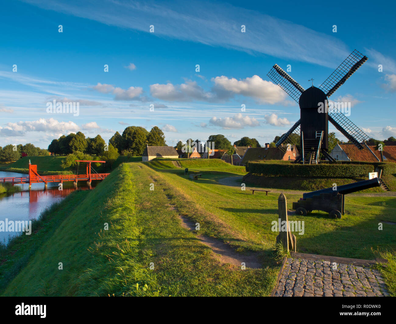 The fortified village of fort bourtange hi-res stock photography and ...