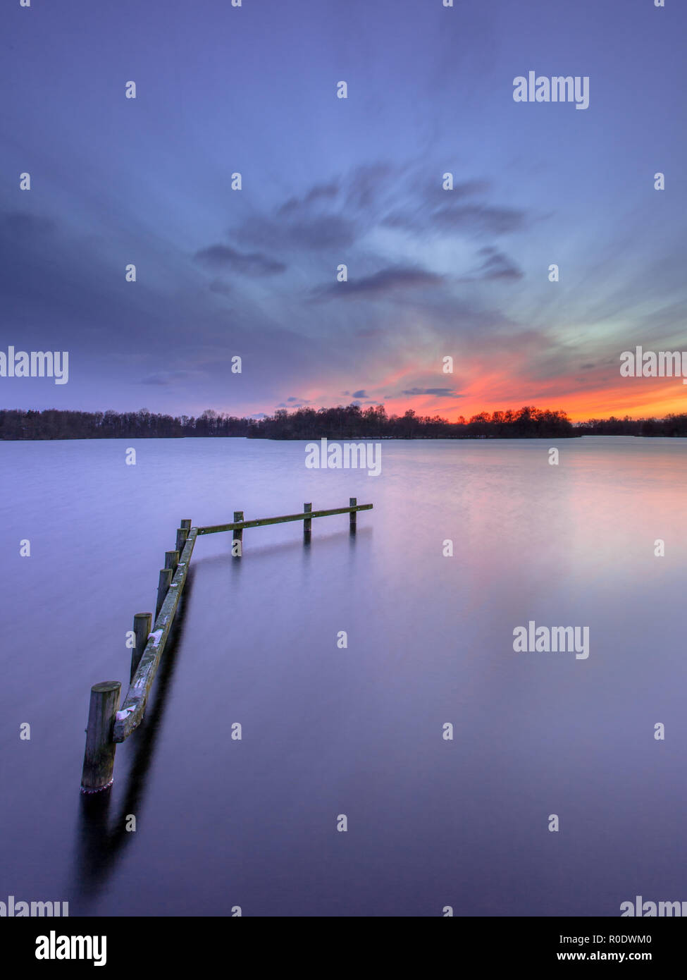 Conceptual Mood Concept Colorful Sunset Stock Photo - Alamy