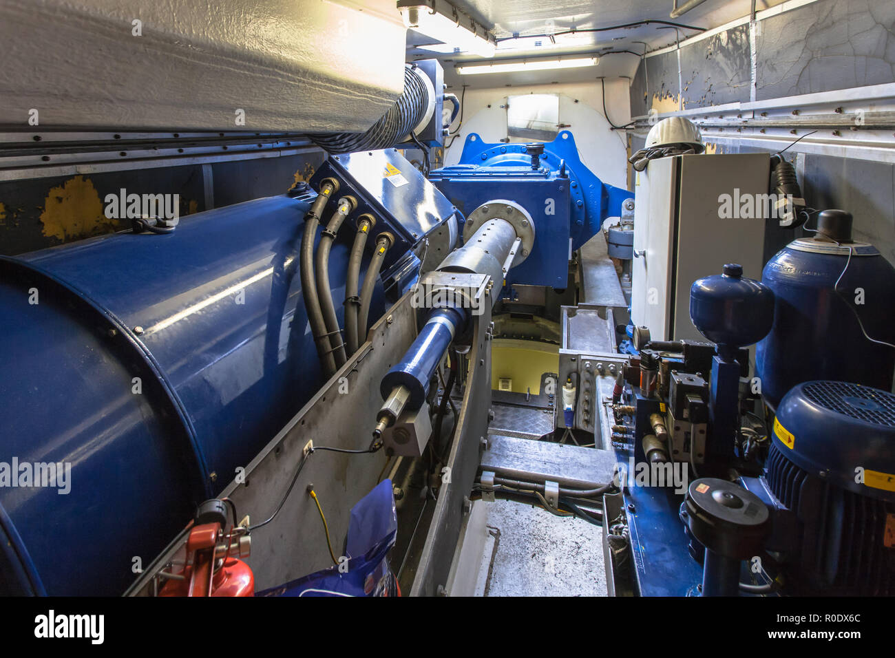 Repairing Axle and Generator in the Housing of a Wind Turbine Stock ...