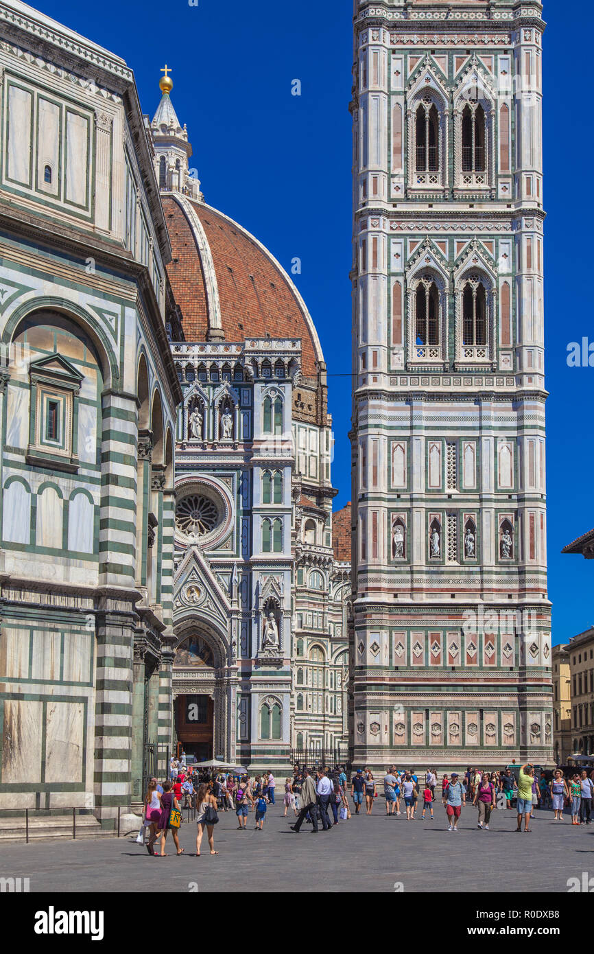 Historic Cathedral of Florence UNESCO World Heritage Site Stock Photo ...