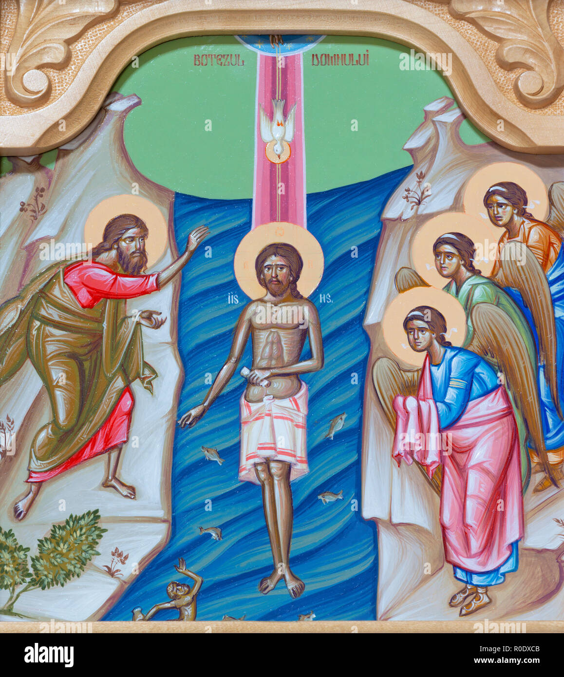 Baptism Of Christ Icon