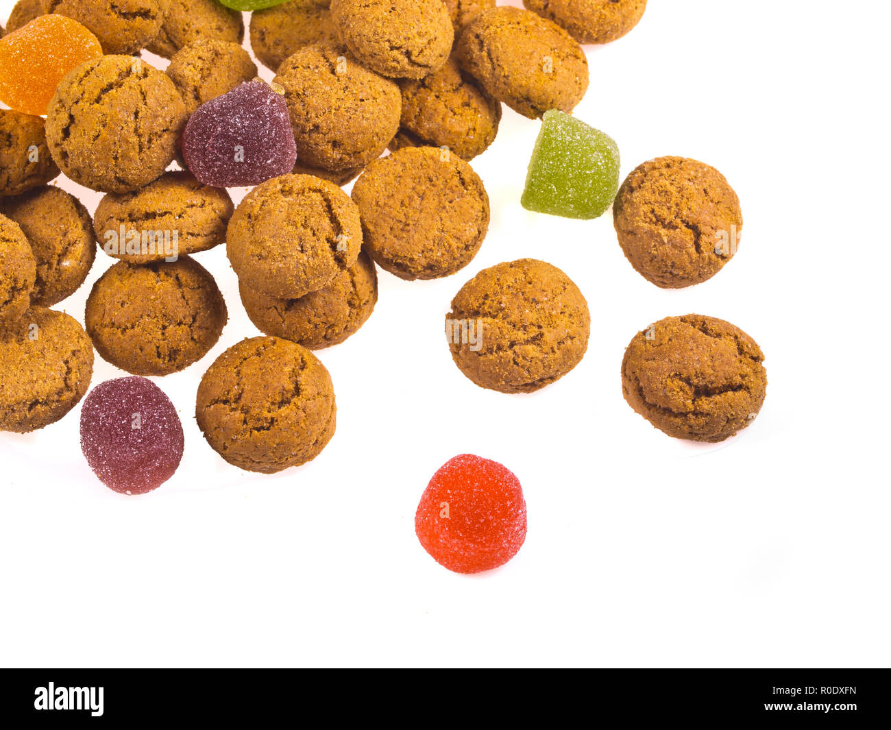 Pile of Pepernoten, typical Dutch treat for Sinterklaas in december ...