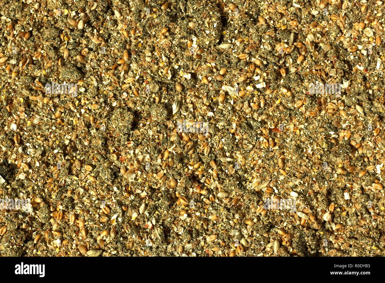 Fodder blends for animals with wheat, animal feed and sunflower seeds ...