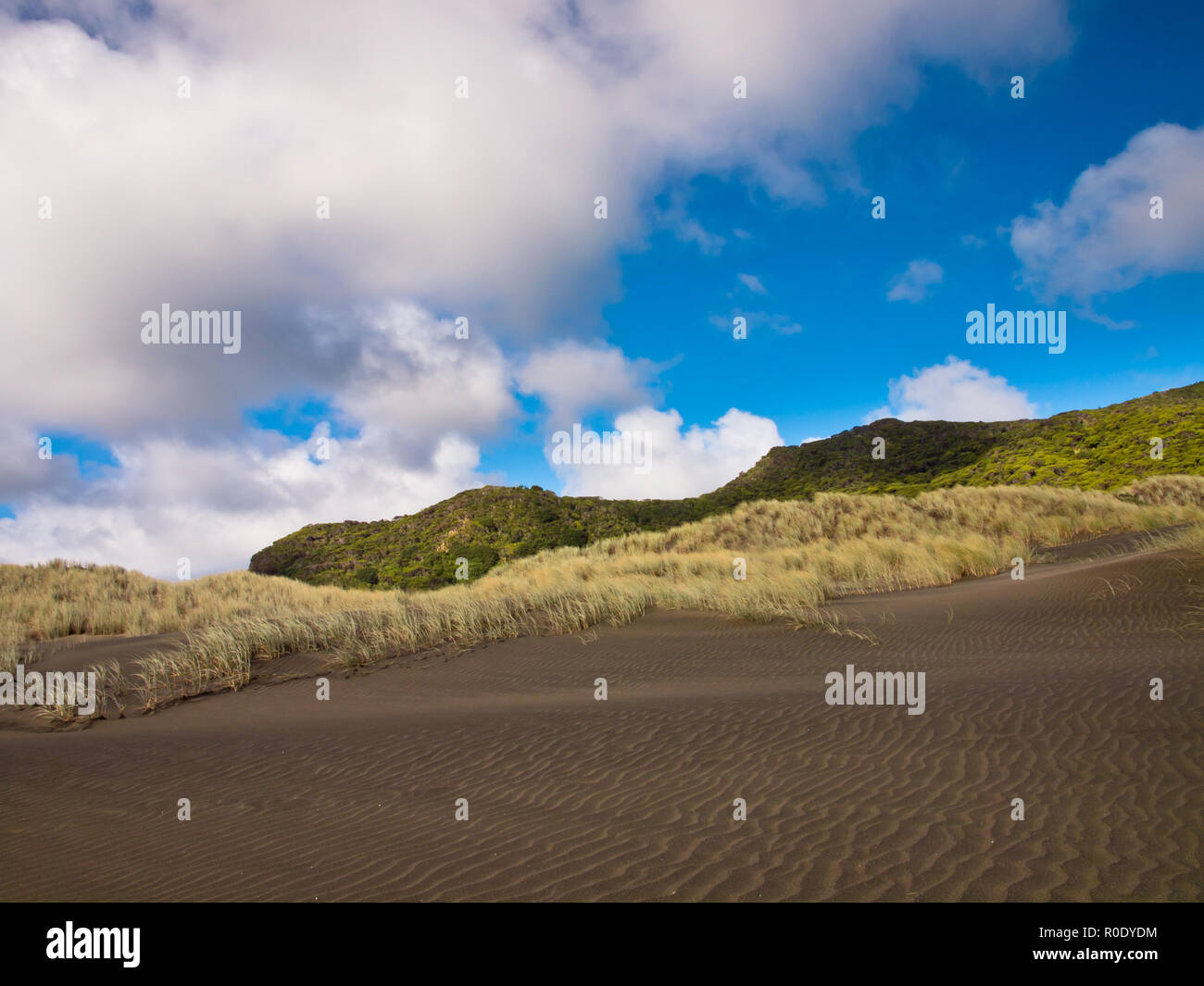 Dunes under dark clouds hi-res stock photography and images - Alamy