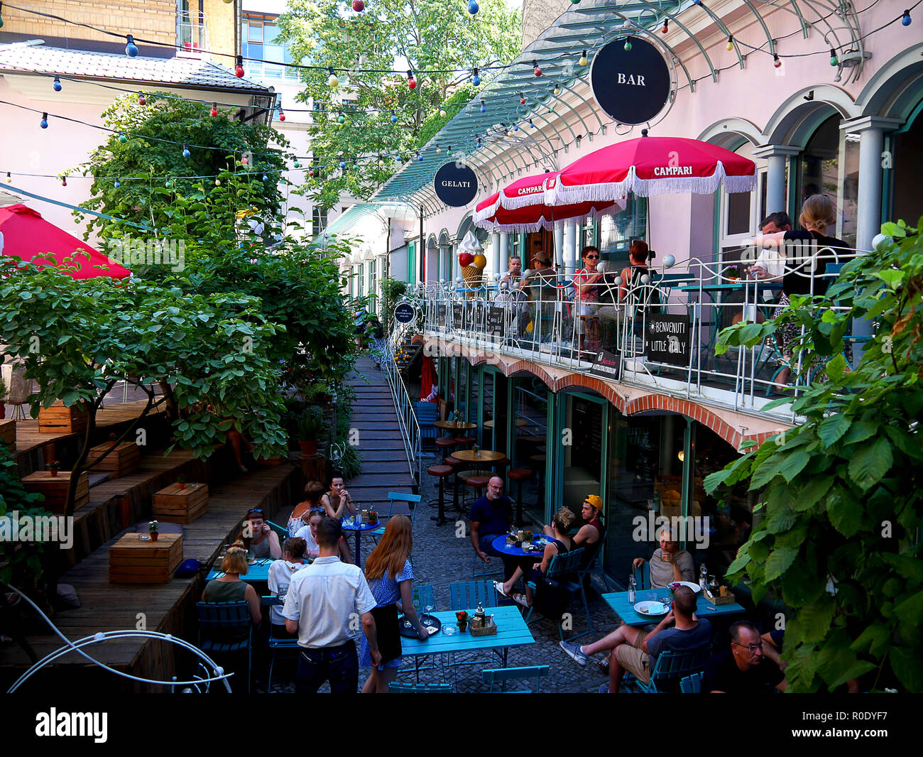 The Hackesche Hofe in Berlin Capital city of Germany.This is 9 ...