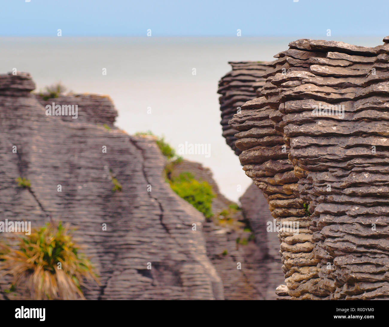 Sedimentary Formations at Pancake Rocks, Punakaiki, West Coast, New ...