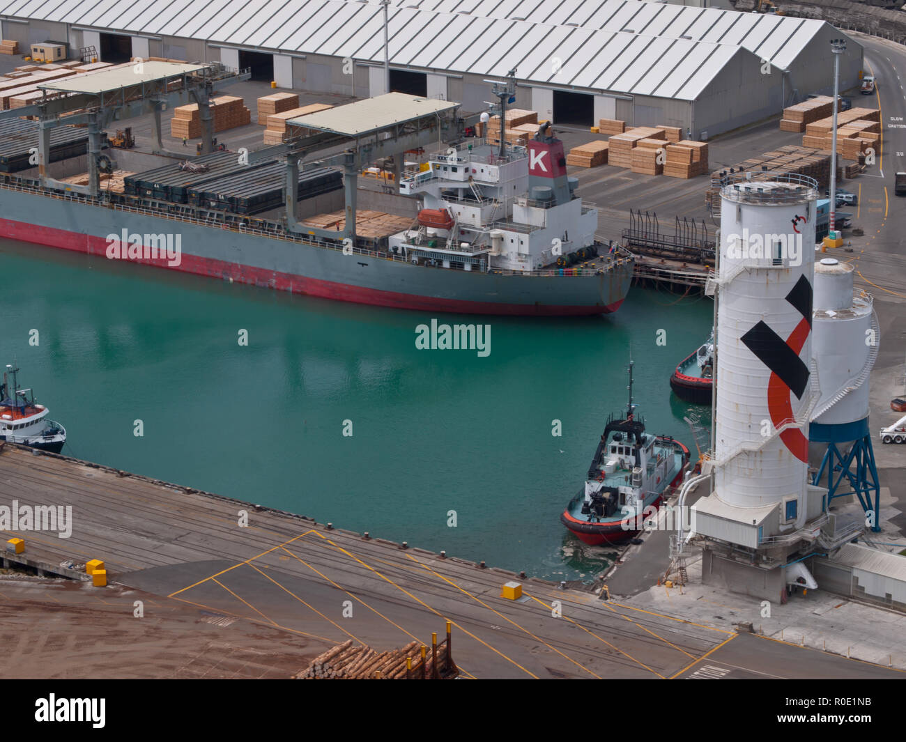 detail of a harbour seen from above Stock Photo - Alamy