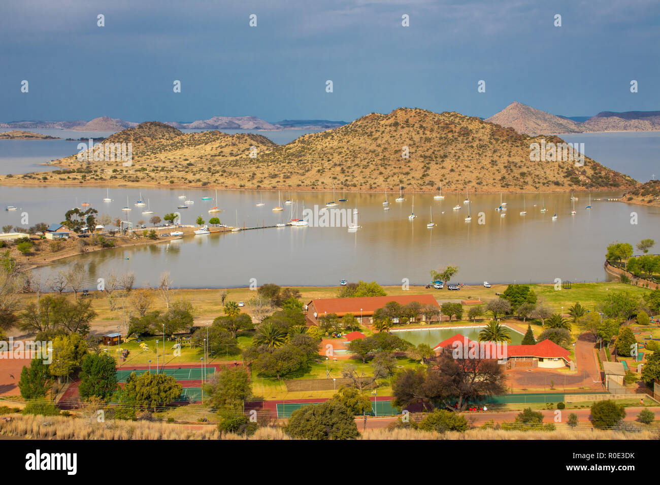 Gariep dam on the Orange river in South Africa Stock Photo - Alamy