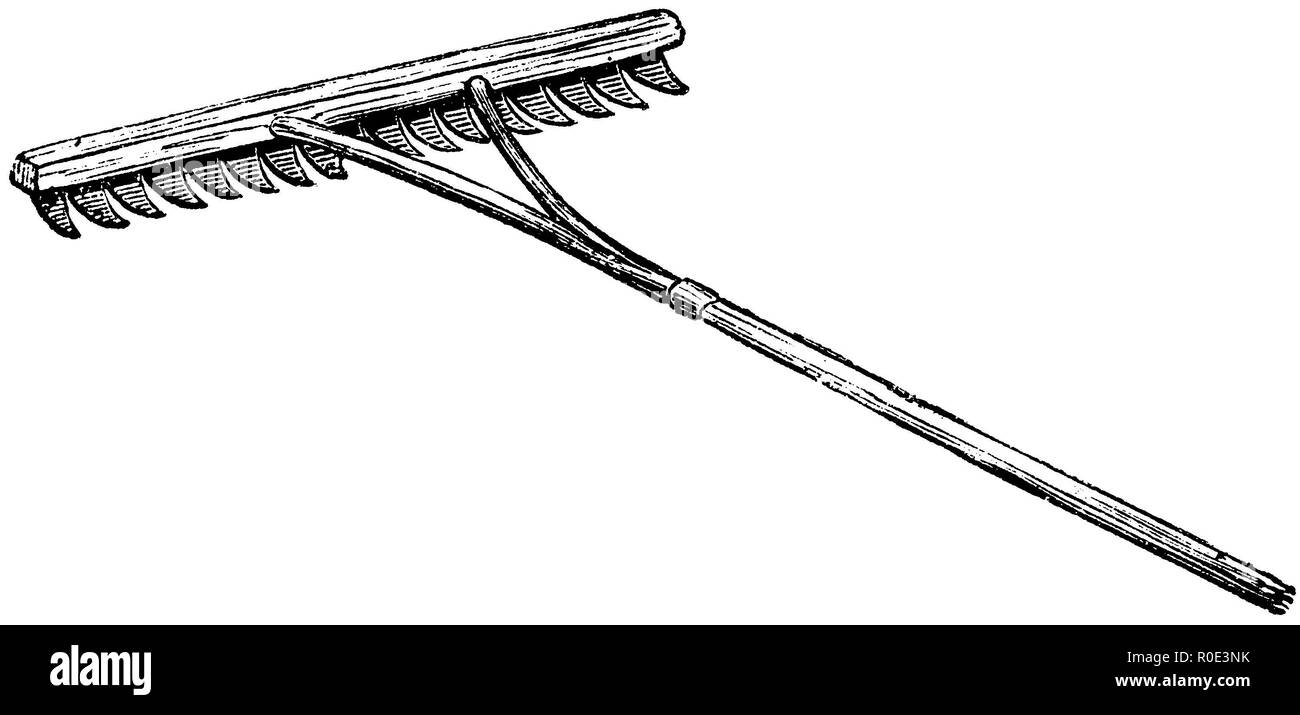 Rake art Black and White Stock Photos & Images - Alamy