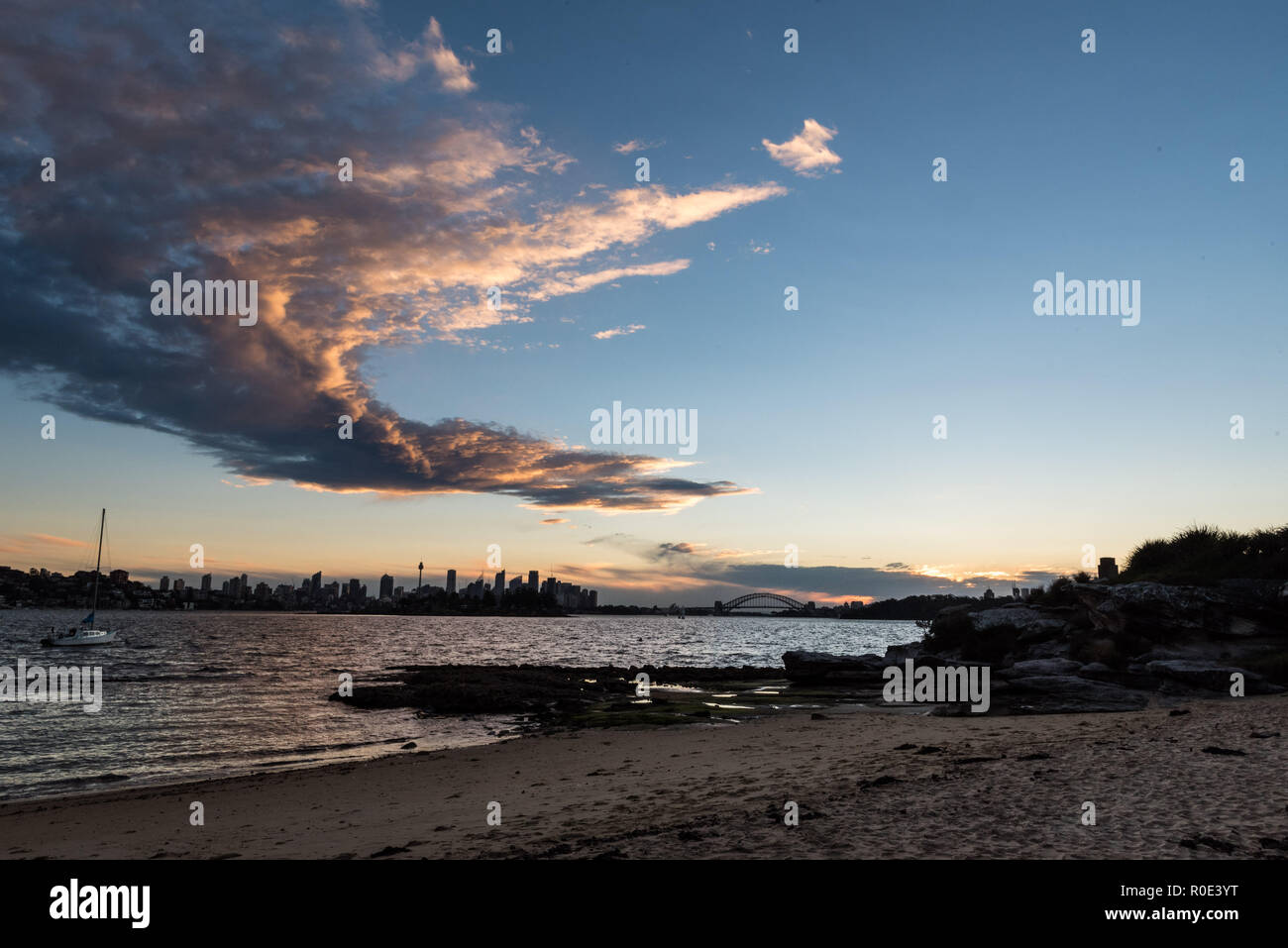 Milk Beach Sydney Australia photo by rhiannon hopley Stock Photo - Alamy
