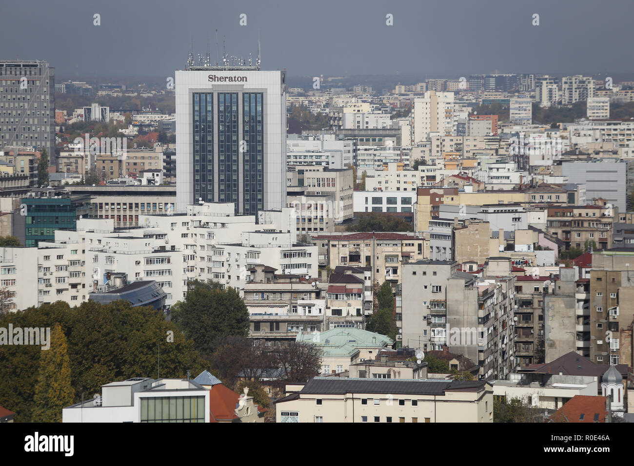 Aerial view sheraton hotel in hi-res stock photography and images - Alamy