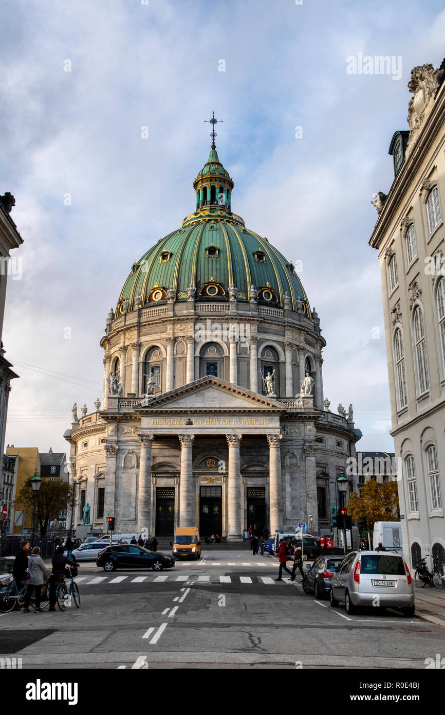 Frederik's Church (Frederiks Kirke), known as the Marble Church ...
