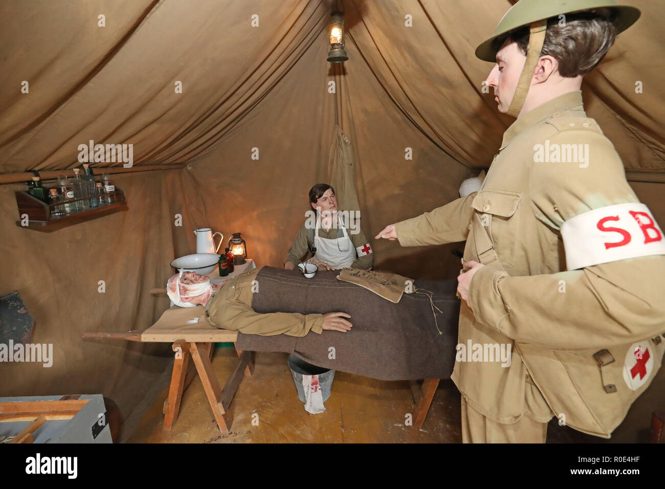 General view one world war one displays enniskillen castle museum hi ...