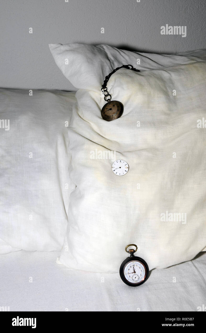 Pocket watch on bed hi-res stock photography and images - Alamy