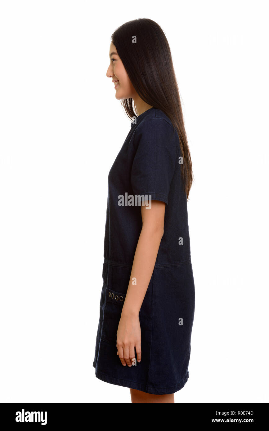 Side profile portrait asian girl hi-res stock photography and images ...