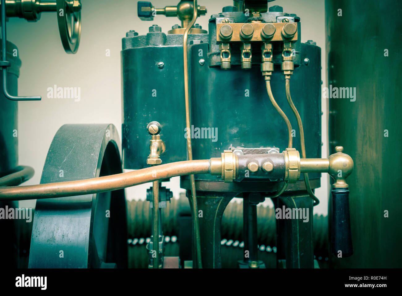 Steam engine, close-up Stock Photo - Alamy