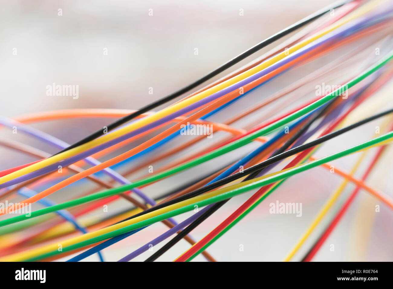 PVC electronic cable Stock Photo - Alamy