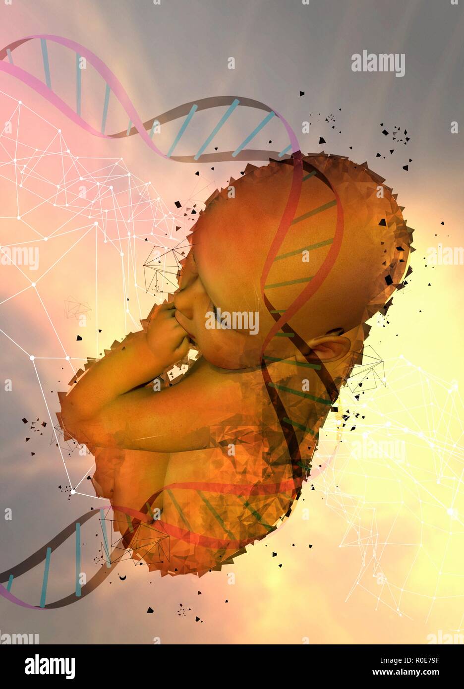 Baby dna strand hi-res stock photography and images - Alamy