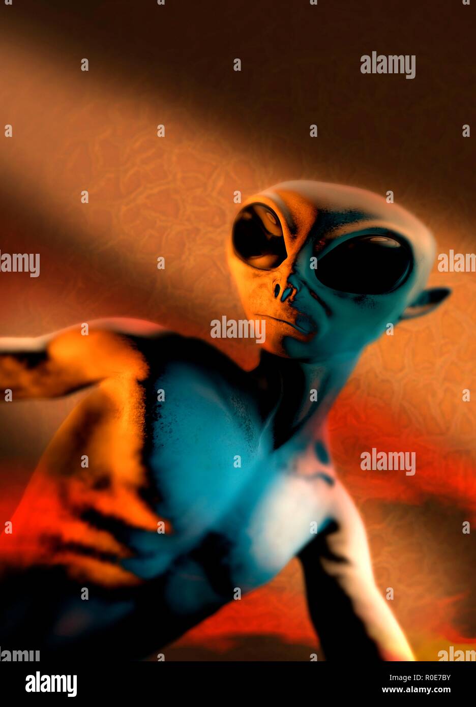 Alien lifeform, illustration Stock Photo - Alamy