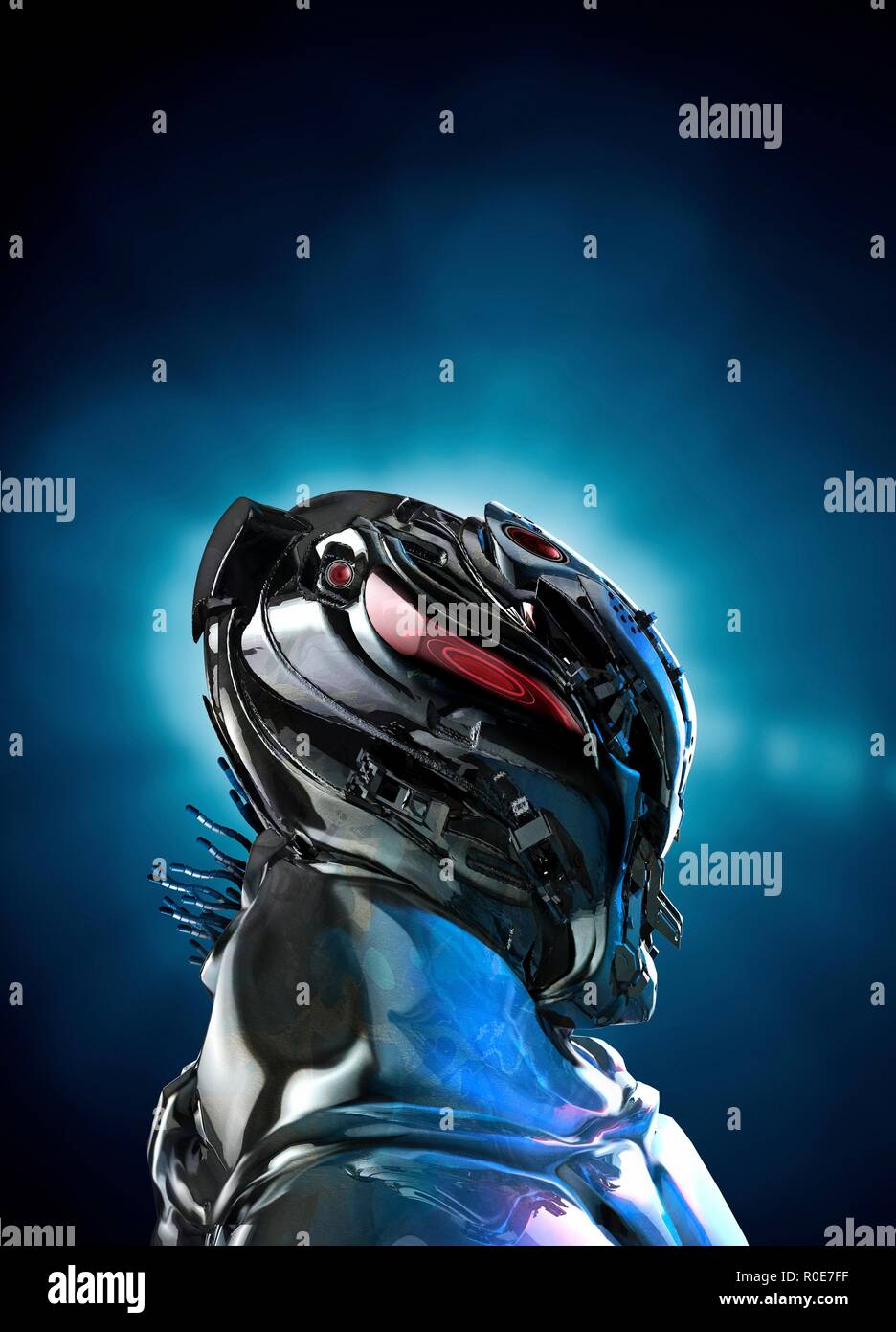 Robotic form, illustration Stock Photo - Alamy
